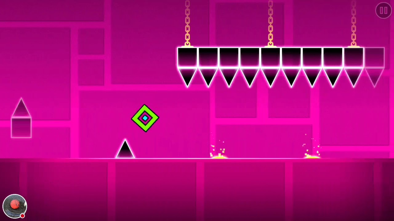 Geometry Dash | 2nd level | 100% Complete | Back On Track - YouTube