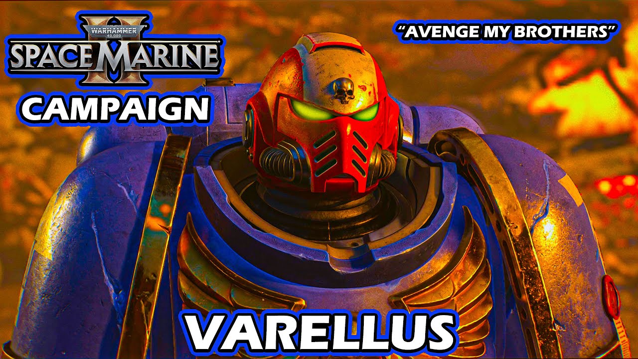 The Story of Varellus - WARHAMMER 40K SPACE MARINE 2 - YouTube