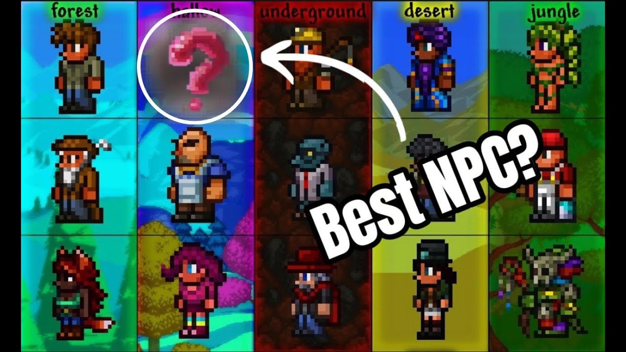 Which Terraria NPC is the Best? #terraria #gaming - YouTube