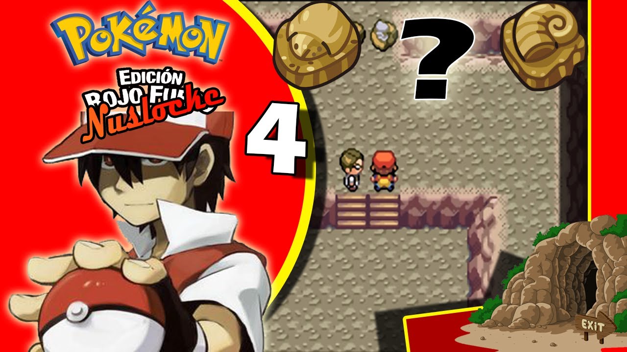 Pokemon Edicion Rojo Fuego Nuslocke | Cap 4 | Salida del MT Moon - YouTube