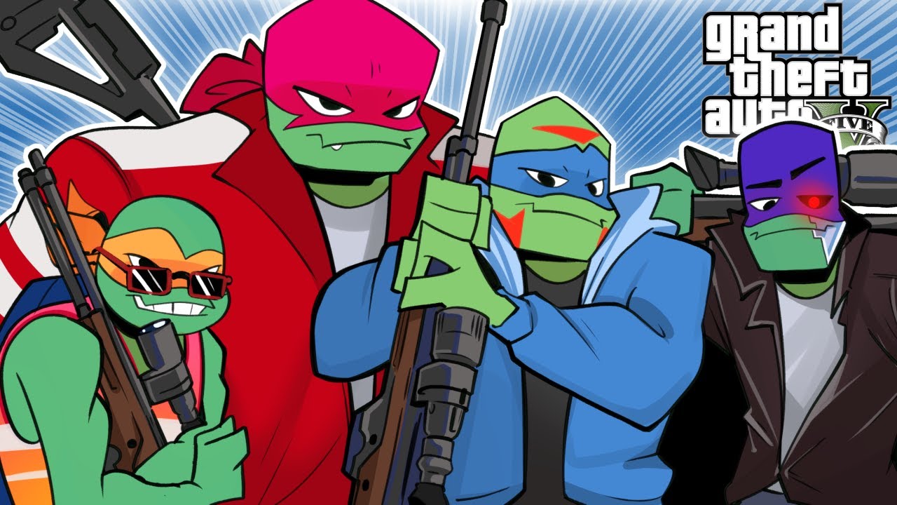 NINJA TURTLES SAVE THE CITY! 🚀 | GTA 5 Online - YouTube