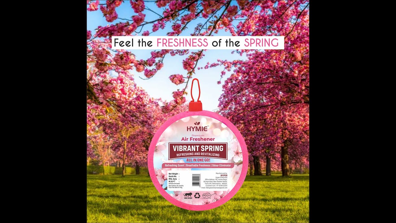 Celebrate Spring: Hymie Premium Air Freshener Vibrant Spring - Rose ...