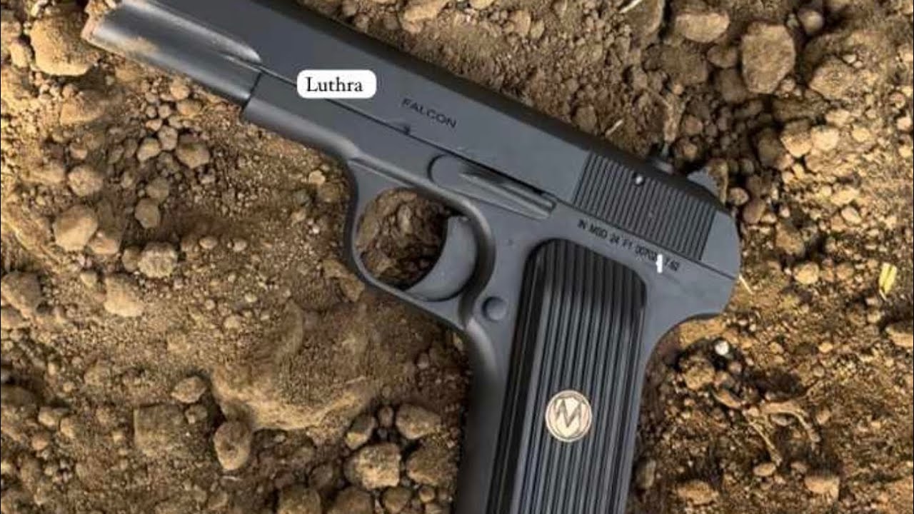 MALHOTRA FALCON 7.62 30 pistol avalilable Luthra Gun House ejecting ...