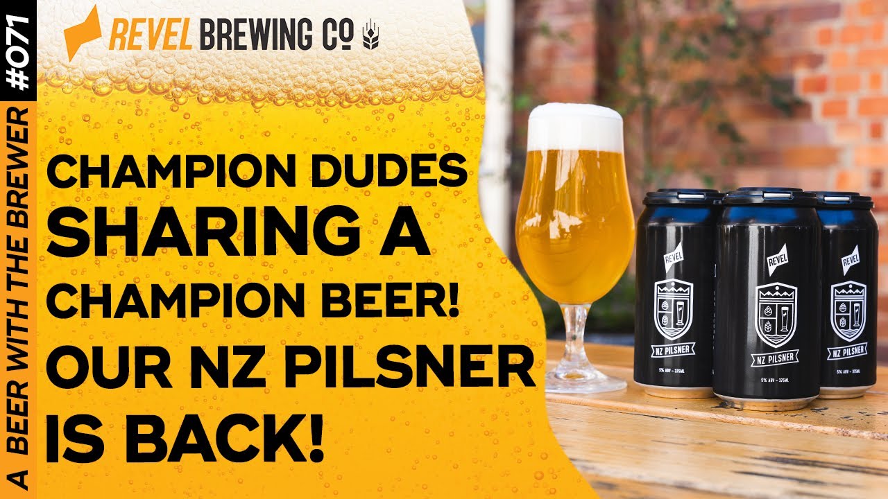 Champion dudes sharing a Champion Beer! 🇳🇿 Our NZ Pilsner is back ...