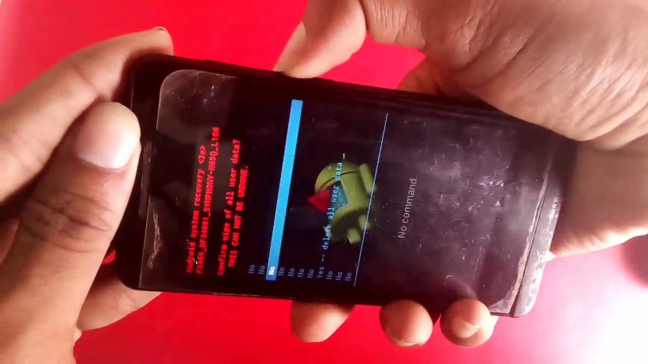 Symphony w69Q hard reset - YouTube