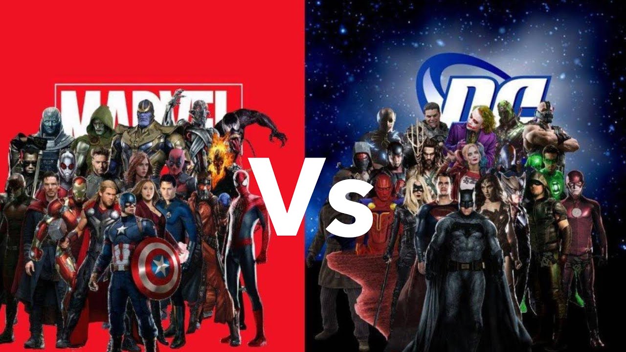 Marvel Vs DC Characters - YouTube