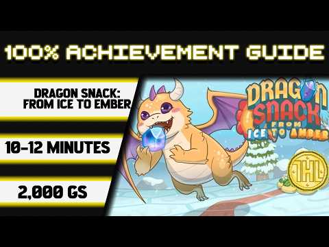 Dragon Snack: From Ice to Ember 100% Achievement Walkthrough * 2000GS in 10-12 Minutes *