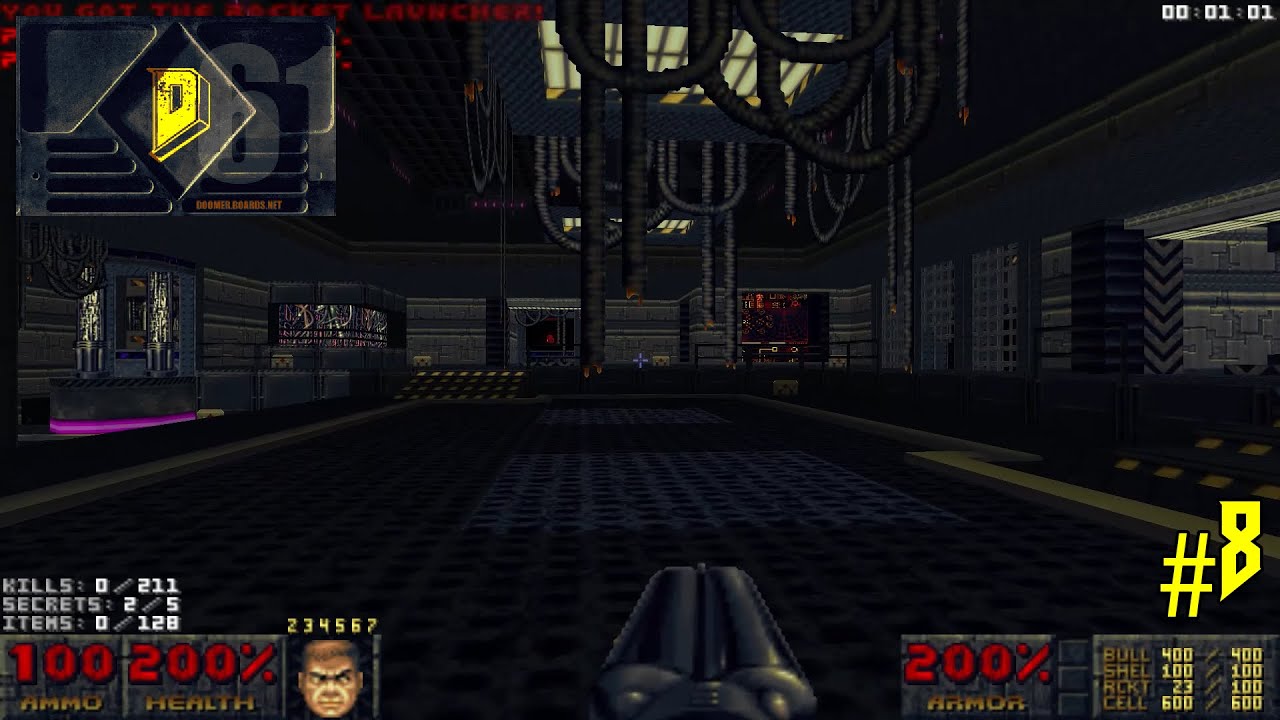 Doom with Doomer Boards Project 61.Map 08 - YouTube