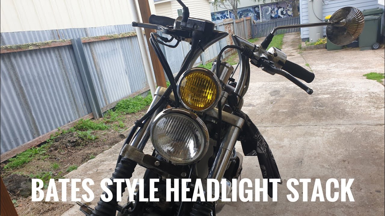 BBBs02e34 | Dual Bates Style Headlight Stack | Amber Fog Light | XVS650 ...