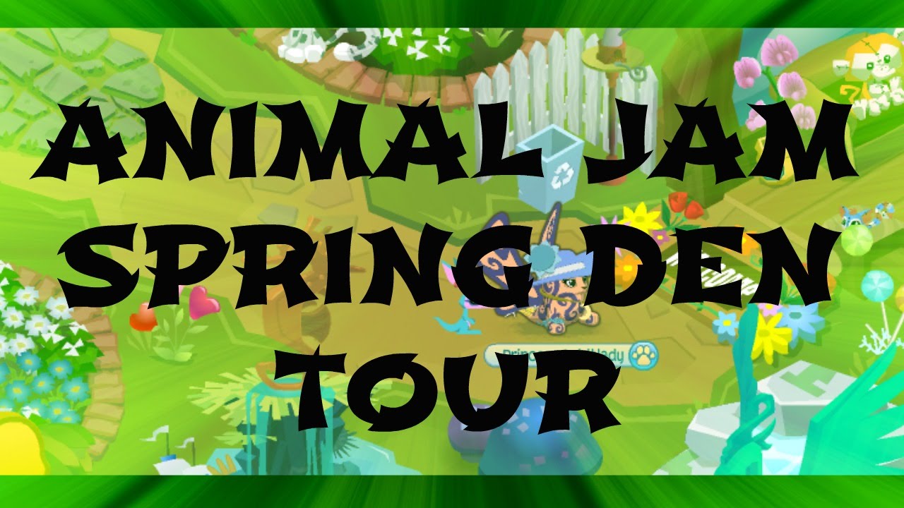 IF ANIMAL JAM HAD A "SPRING DEN" | ajROCKStar - YouTube