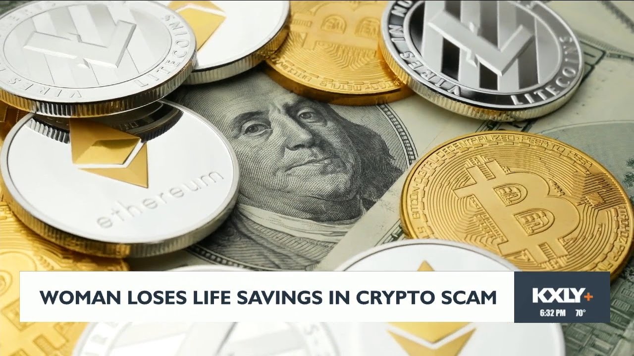 Woman loses life savings in crypto scam - YouTube