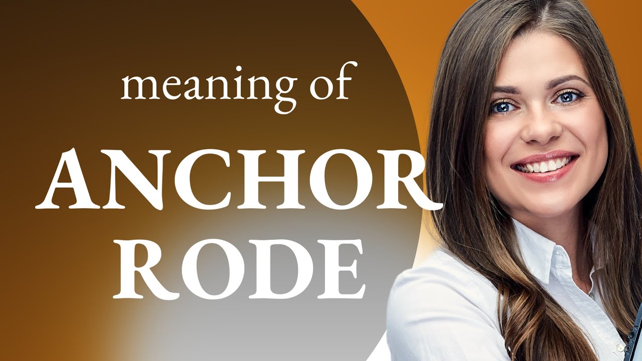 Understanding "Anchor Rode": A Guide for English Learners - YouTube