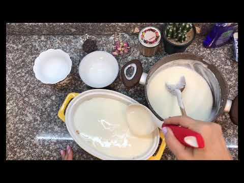 How to make Lebanese dessert قشطلية ashtalieh - YouTube