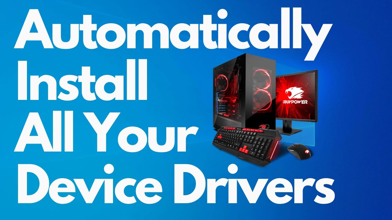 How to automatically install all your device drivers - YouTube