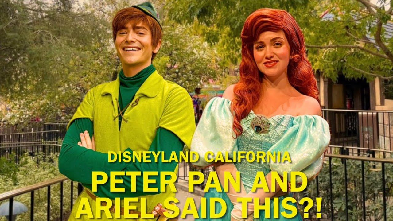 Meeting Up With Peter Pan and Ariel for Funny, MAGICAL Meet and Greets ...