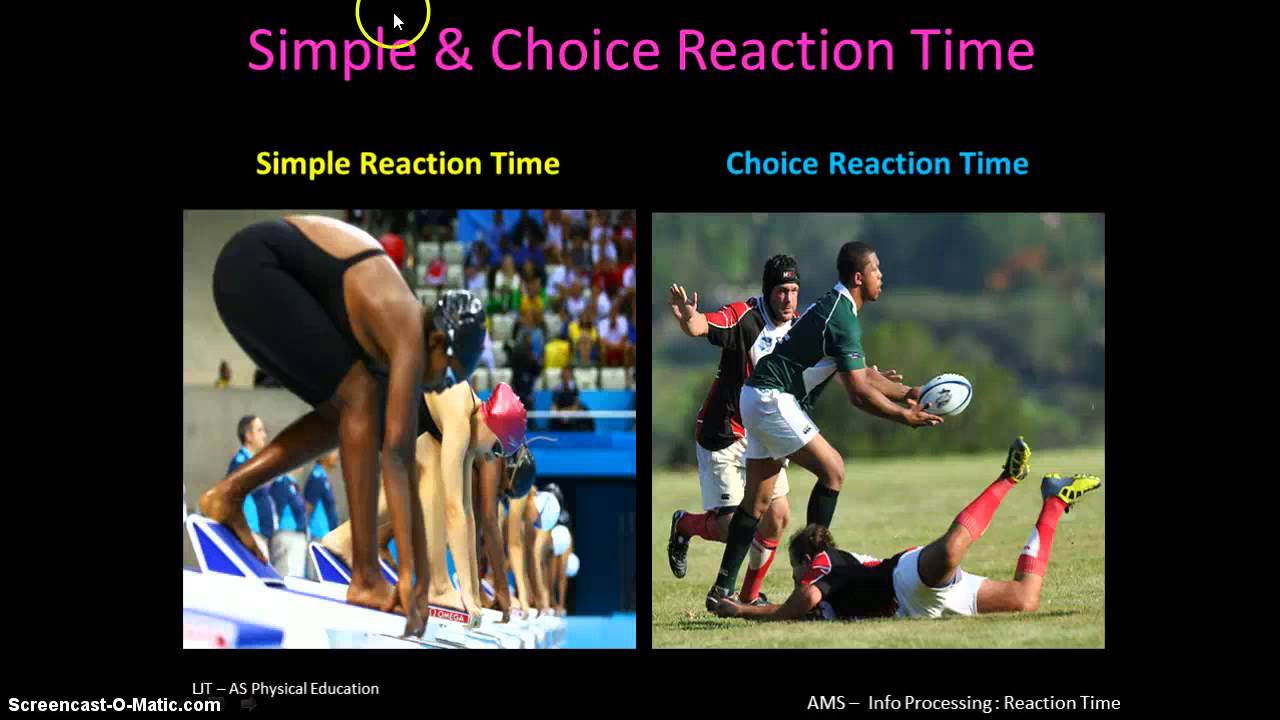 AS PE - AMS 9 - Reaction Time - YouTube