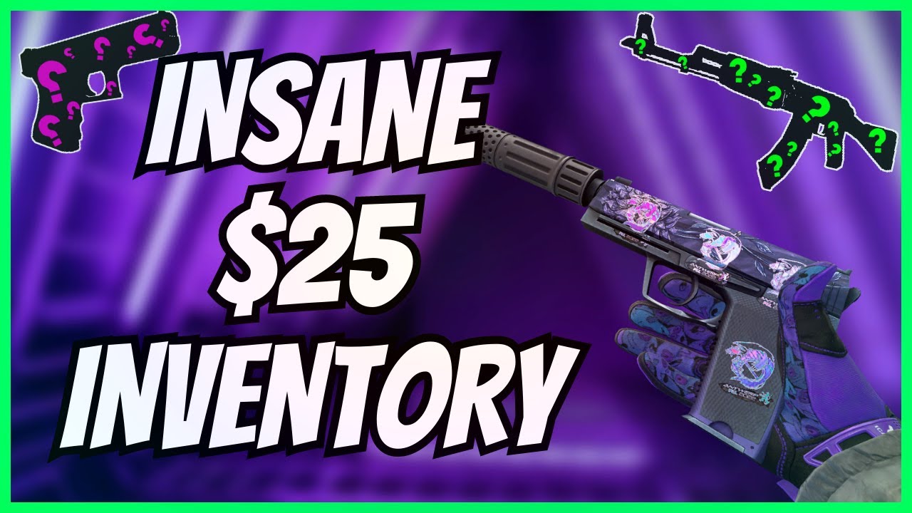 FULL CS:GO INVENTORY FOR $25! The Best Cheap CSGO Skins 2023! - YouTube