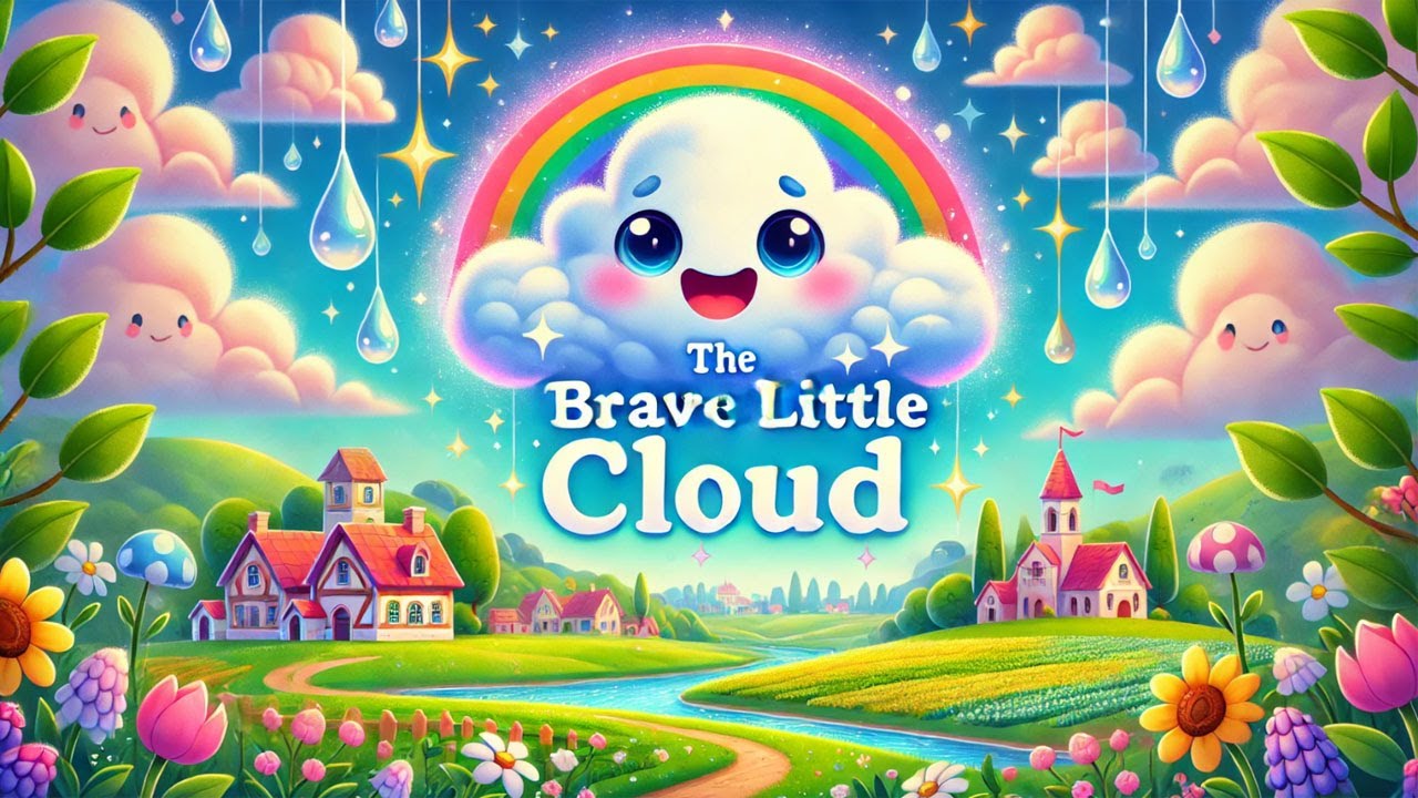 "The Little Cloud That Saved the Day 🌧️ | Heartwarming Kids' Story ...