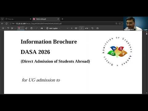 DASA 2026 Explained | Complete Admission Guide for NRI, OCI & CIWG Students