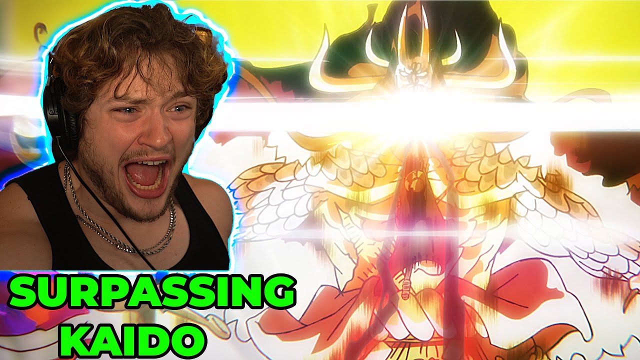 LUFFY USES ADVANCED CONQ HAKI VS KAIDO [One Piece 1028 Reaction] - YouTube