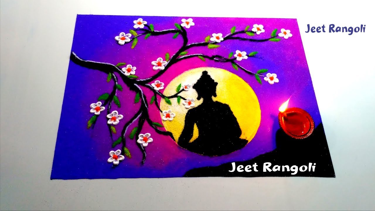 Jeet Poster Rangoli Design