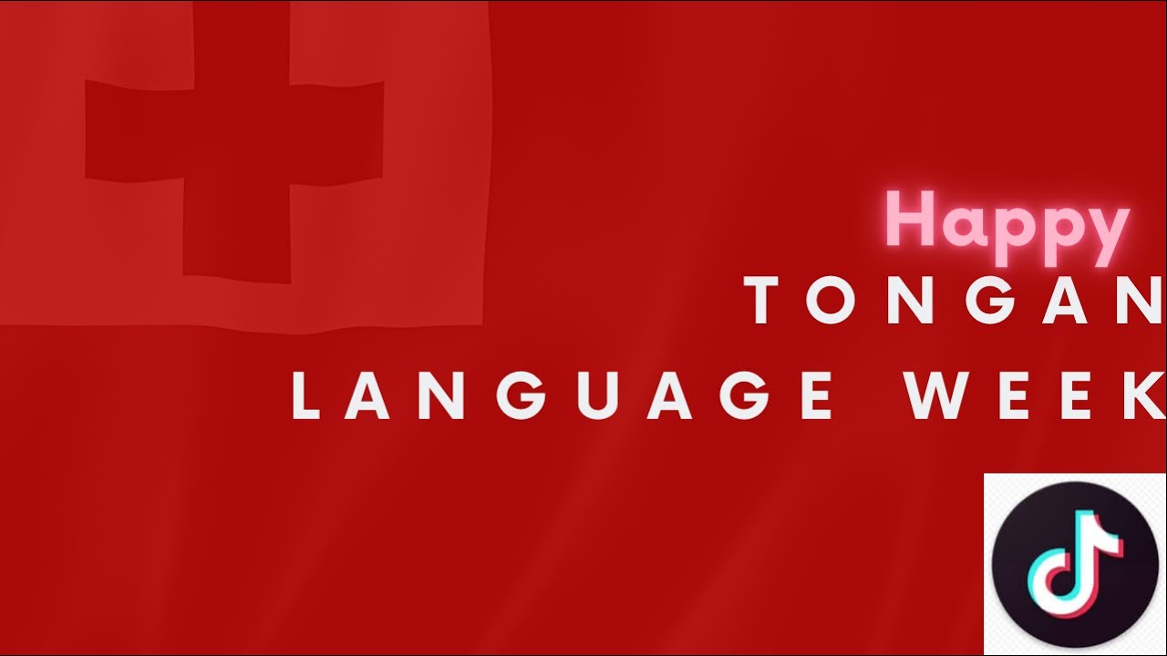 Happy Tongan Language Week - YouTube
