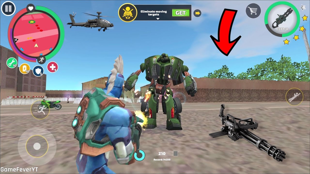 Rope Hero Vice Town (Rope Hero with Mini Machine Gun Tra Ta-Ta-Ta) Mini ...