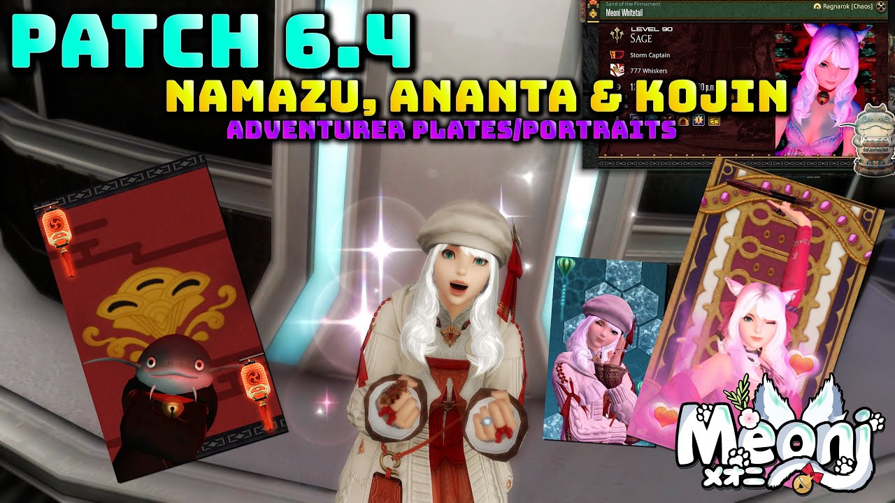 FFXIV: Stormblood Portrait & Adventurer Frames! - Namazu, Ananta ...