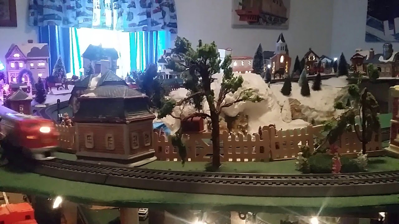 Ho and 027 Gauge Train Layout 12ft x 9ft - YouTube