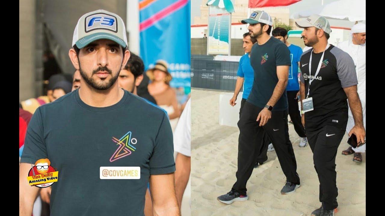 Sheikh Hamdan At Kite Beach Jumeirah Dubai Gov Games - YouTube