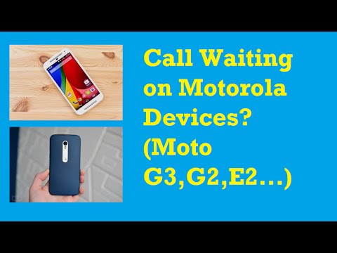 Activate call waiting on Android phone (Motorola Devices) - YouTube