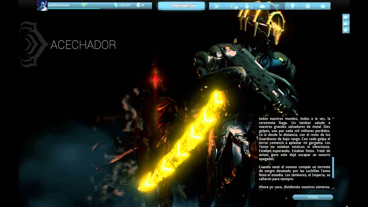 Warframe - Codex Stalker Complet 3/3 - YouTube