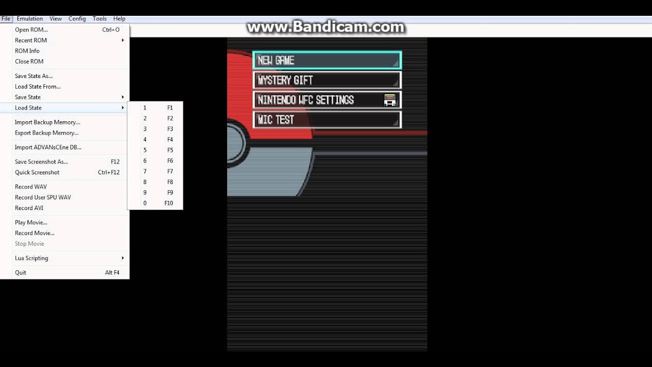 How to open ROM with DesMuMe Emulator (with bonus scene) - YouTube
