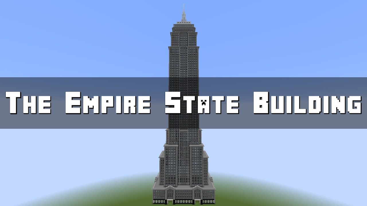 Minecraft: The Empire State Building (Skyscraper) Showcase - YouTube