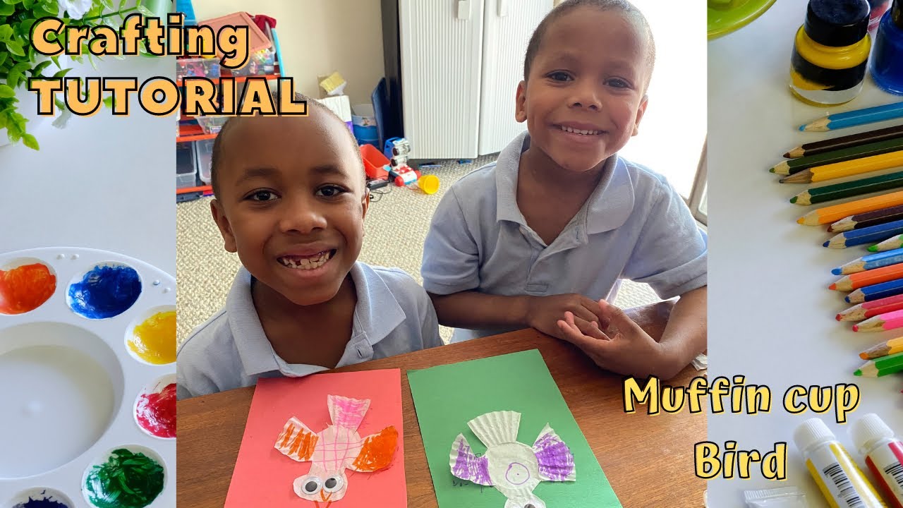 Crafting Tutorial | Muffin Cup Bird - YouTube