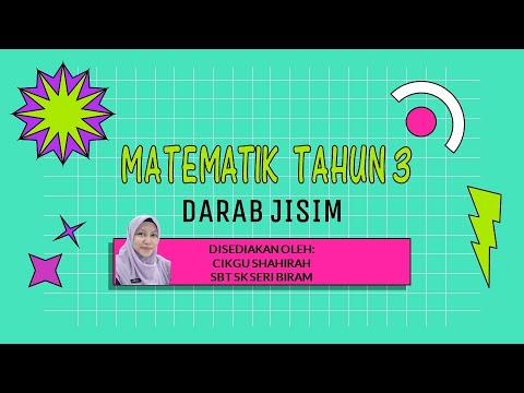 MATEMATIK TAHUN 3 (DARAB JISIM) - YouTube