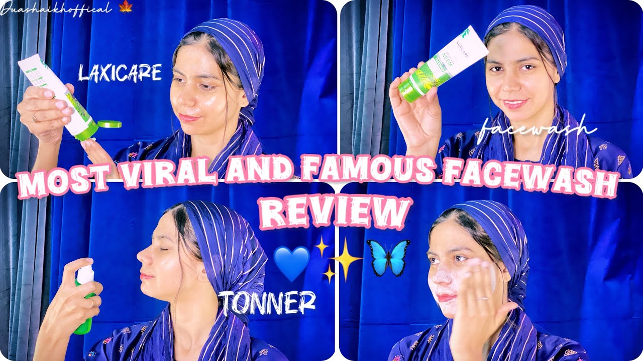 luxicare facewash and nicinamide serum review🍁 - YouTube
