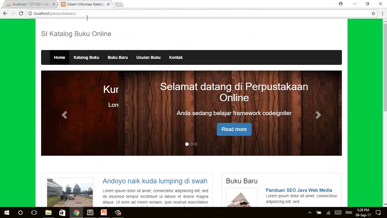 Tutorial Codeigniter Java Web Media 16 - MEMBUAT KONFIGURASI WEBSITE ...