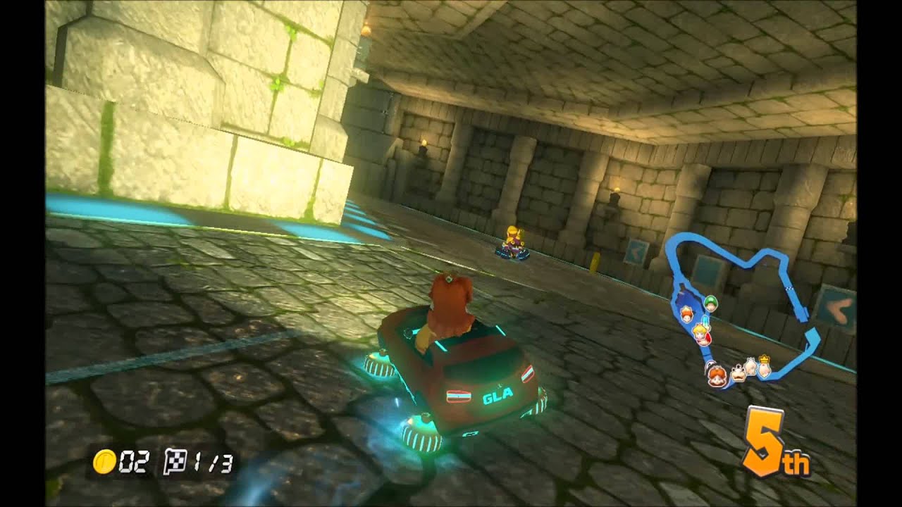 Thwomp Ruins - Mario Kart 8 (1080p) - YouTube