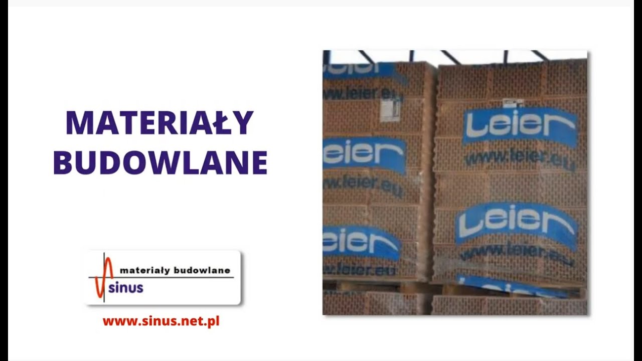 Materiały budowlane Bielsko-Biała Sinus - YouTube
