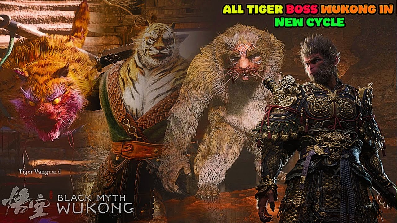 ALL TIGER BOSSES DEFEATED! Wukong’s Ultimate Boss Battle Compilation! ⚔ ...
