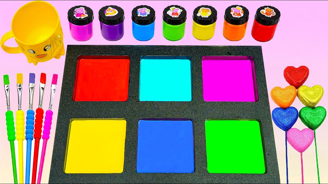 Oddly Satisfying Video💖| Mixing All Rainbow Candy Sticks & Colored ...