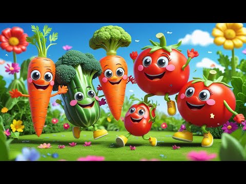 🎵 Legume Dansatoare – Cantece pentru Copii - Desene Animate 🥕🍅🥦💃