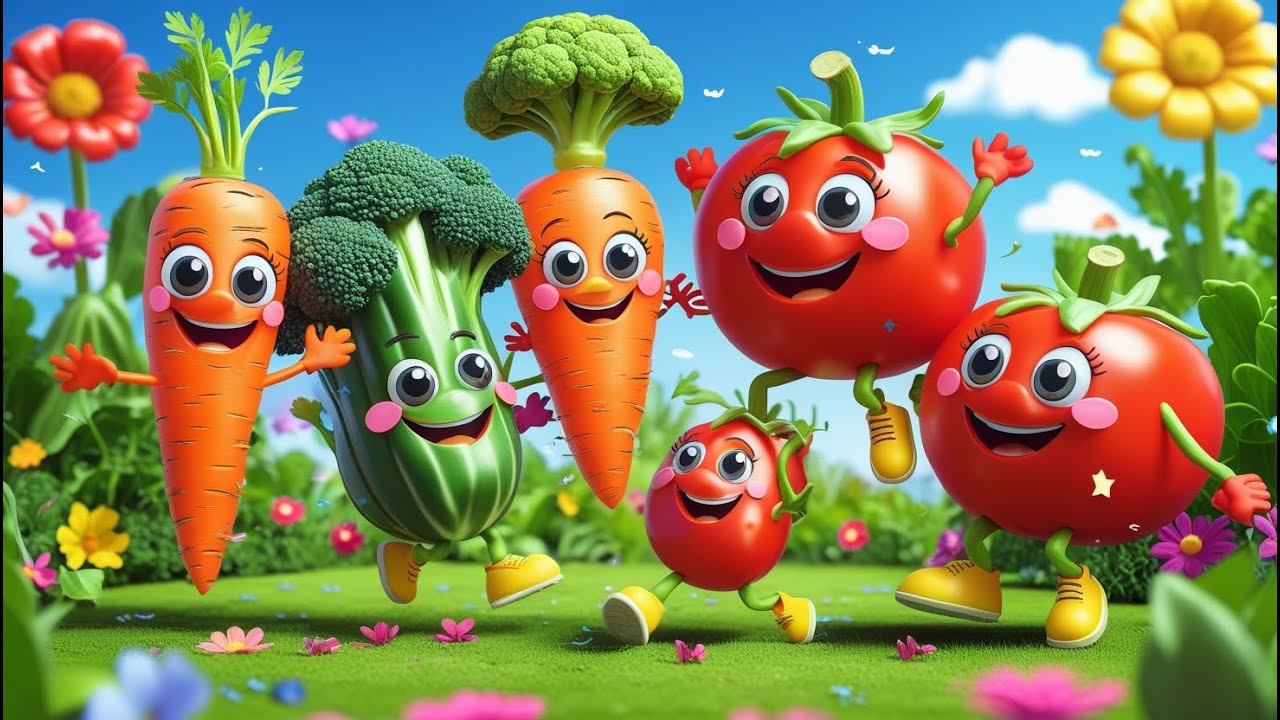 🎵 Legume Dansatoare – Cantece pentru Copii - Desene Animate 🥕🍅🥦💃 - YouTube