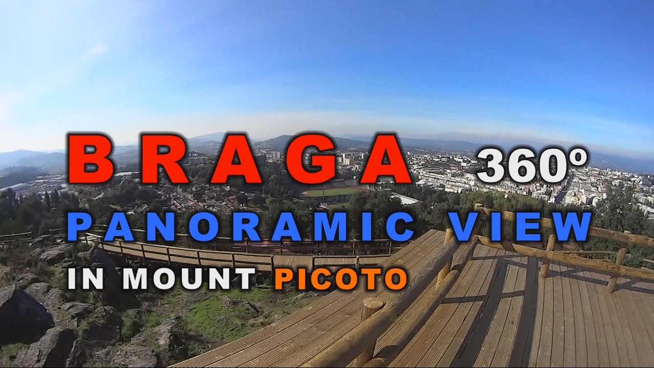 Braga 360 Awesome Panoramic View, Gazebo Mount Picoto, KTM Duke 125 ...
