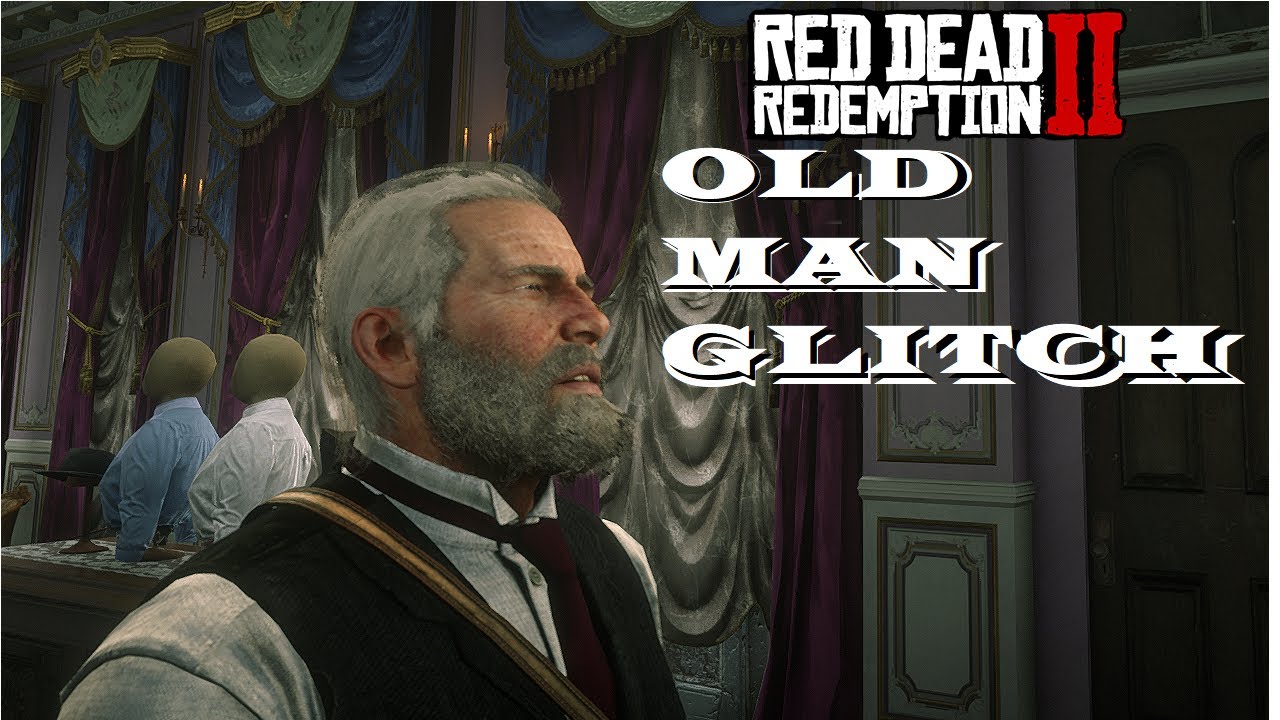 Weird Old Man Glitch (White Hair Arthur) - Red Dead Redemption 2 - YouTube