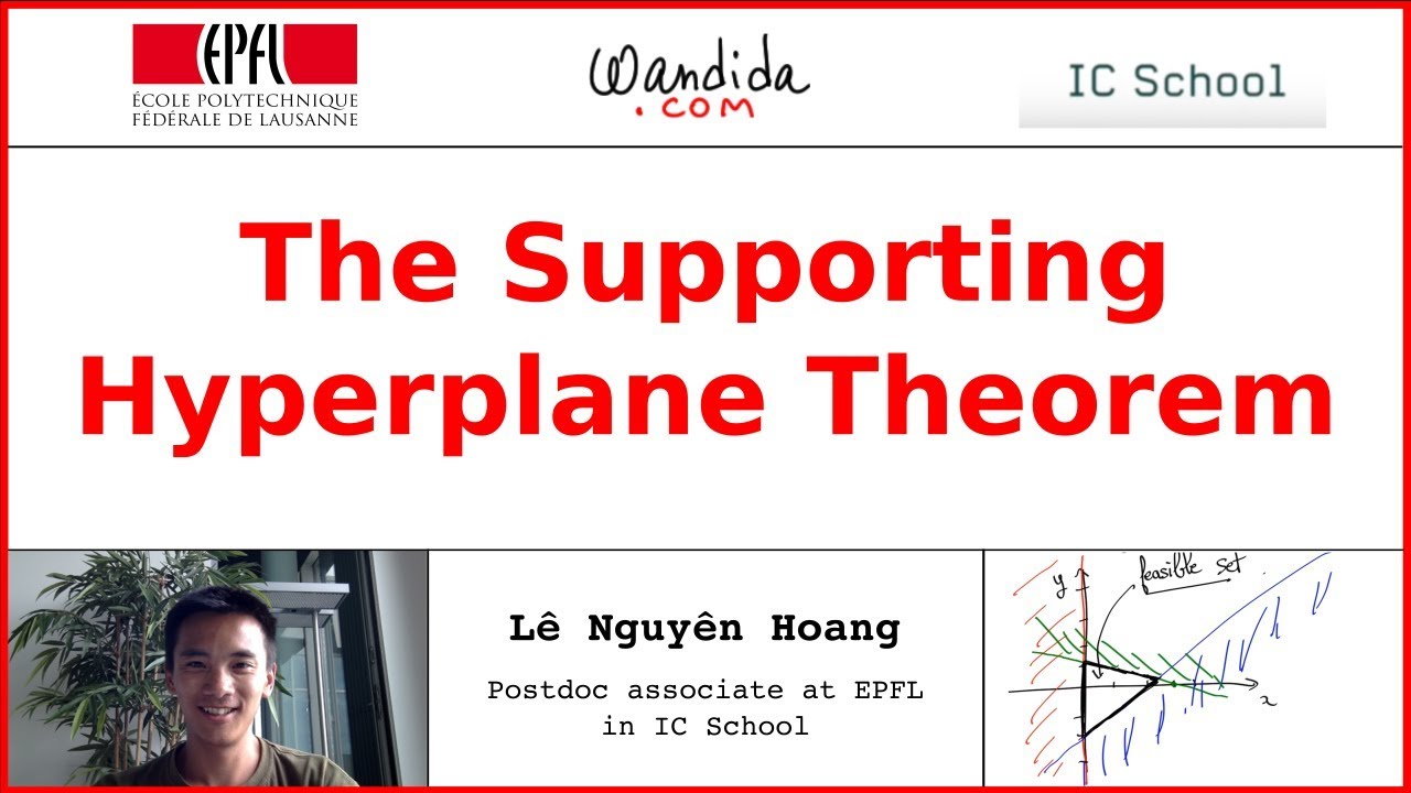 The Supporting Hyperplane Theorem | Lê Nguyên Hoang - YouTube