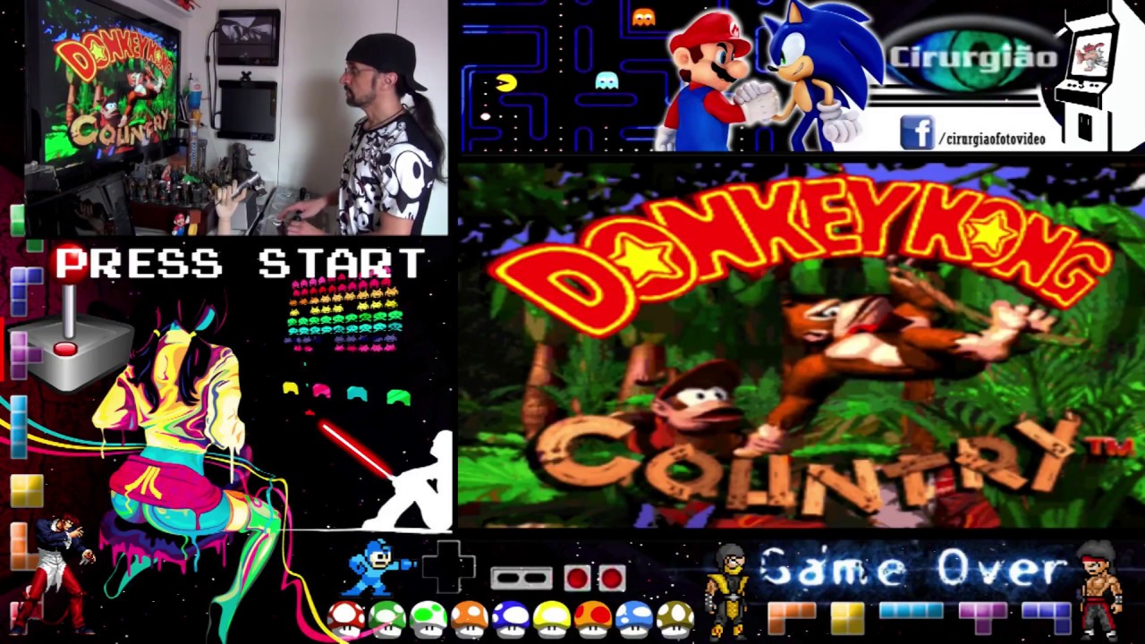 Gameplay Donkey Kong do Super Nes - Arcade Hercules Games - Recalbox ...