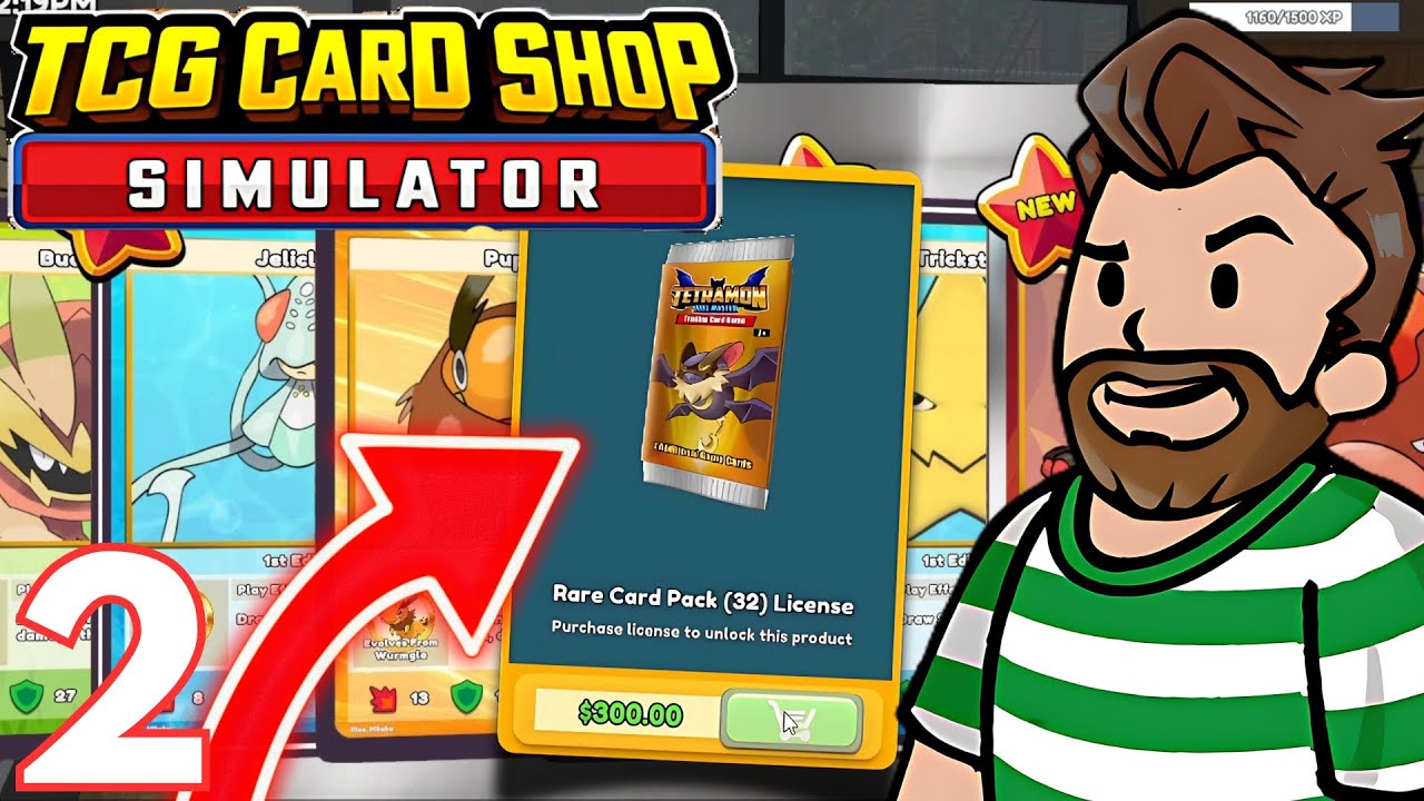 We Just Received BRAND NEW CARD PACKS! | TCG Card Shop Simulator EP. 2 ...
