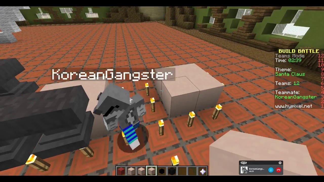 I'm buildin' SANTY CLAWS|Minecraft Build Battle - YouTube